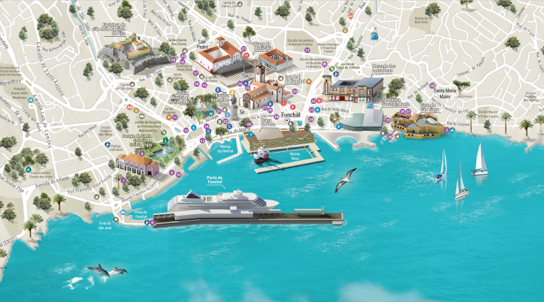 Mapa Turístico do Funchal - edição 2023