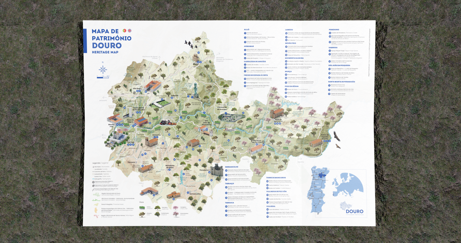 Mapas Ilustrados CIM DOURO