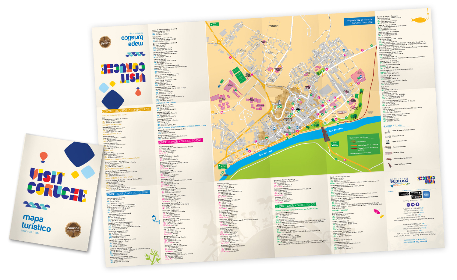 Mapa Turístico Coruche - nova edição com imagem renovada e novos idiomas